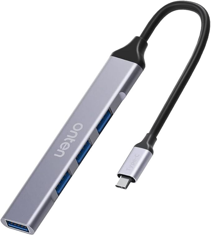 ONTEN USB Type-C to 4 USB 3.0 Ports HUB - Silicona Store ONTEN USB Type-C to 4 USB 3.0 Ports HUB - Silicona Store